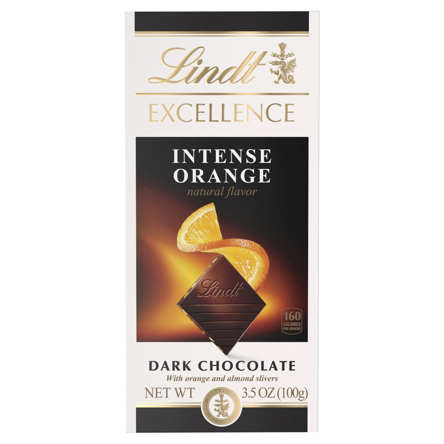 2 Pack - Lindt Excellence Dark Chocolate Intense Orange - 3.5 Oz ...