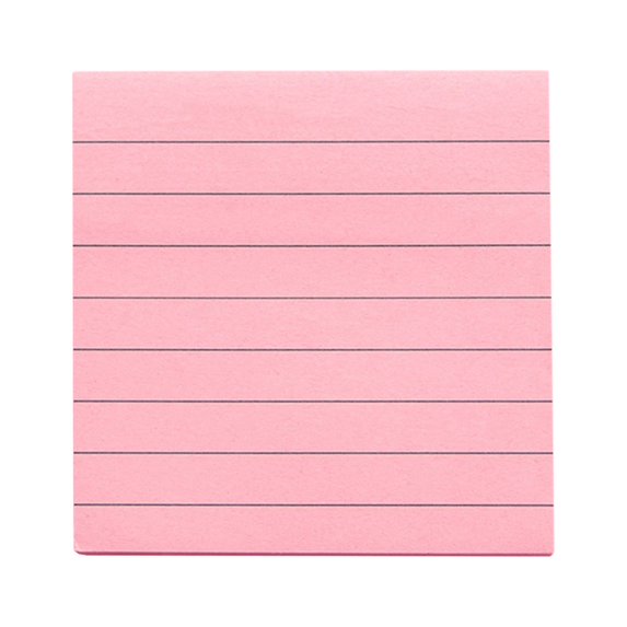 2 Pack Lined Sticky Notes 3x3 in,Pastel Colors Ruled Post, Super Sticky ...