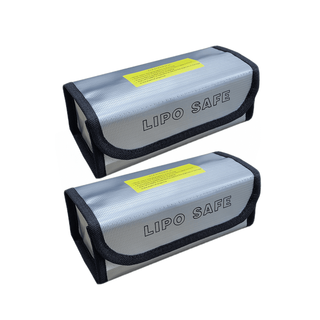 2 Pack Lipo Battery Safe Bag, Fireproof Explosion Proof Safety Guard ...