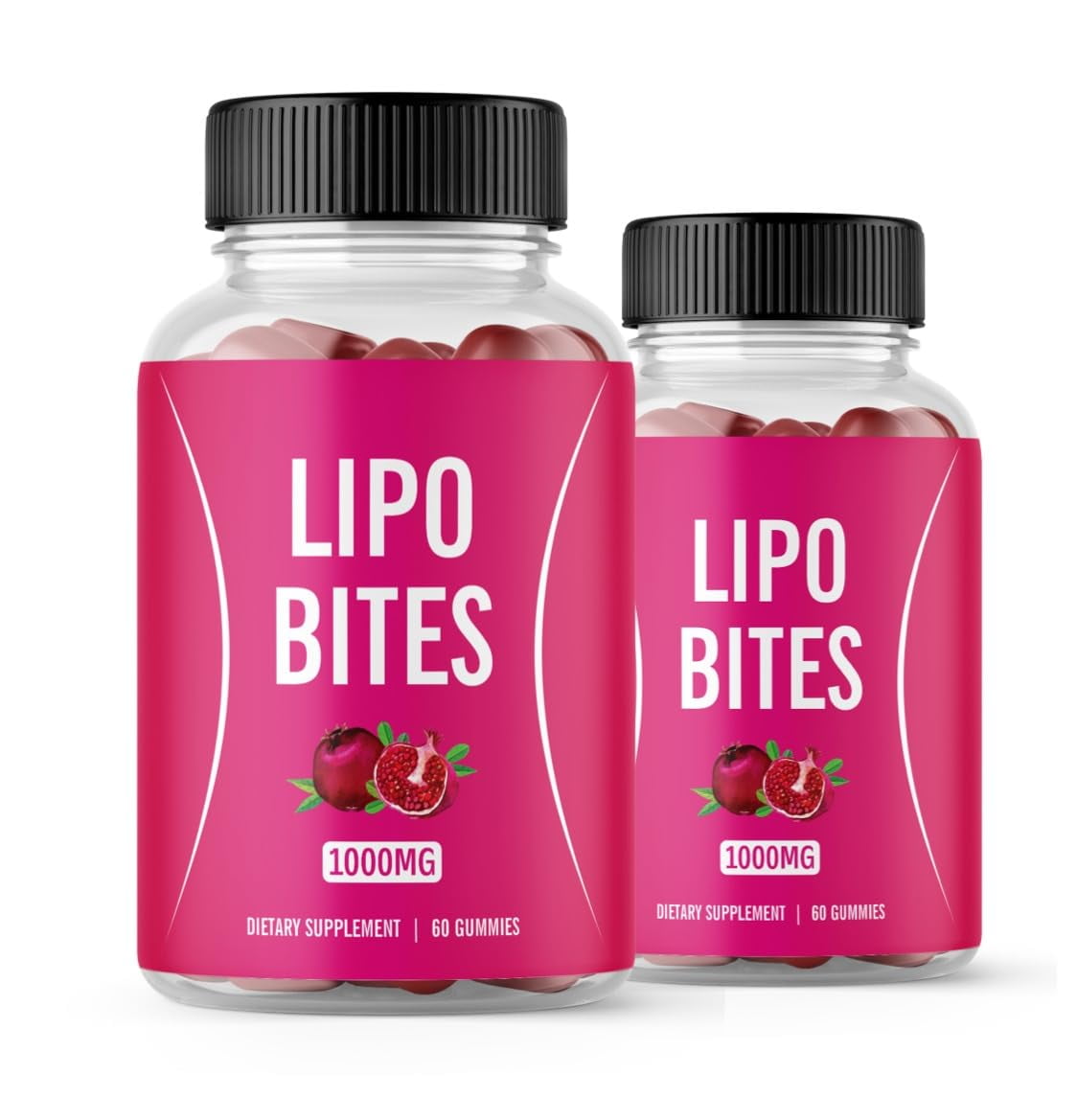 (2 Pack) Lipo Bites ACV Gummies Advanced Formula, Lipo Bites Gummies ...