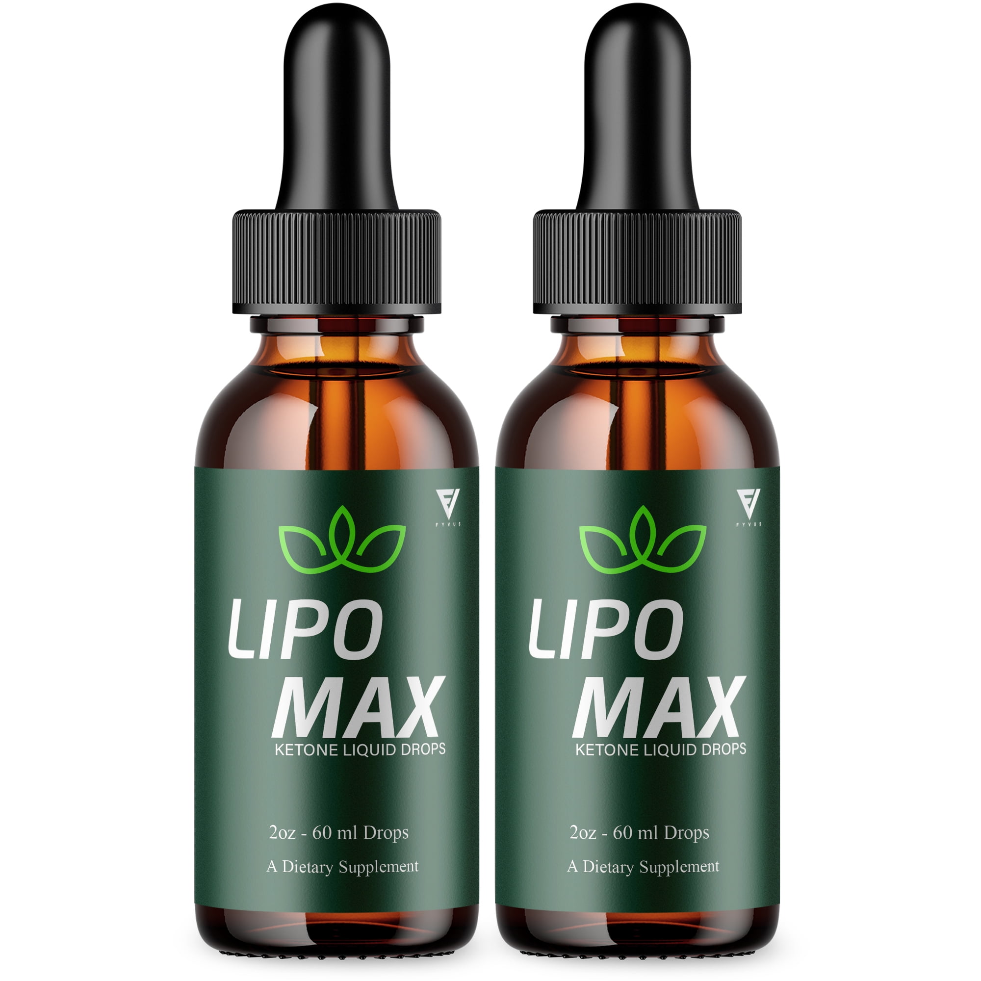 (2 Pack) Lipo Max Advanced Drops, LipoMax Premium Daily Overall Health ...