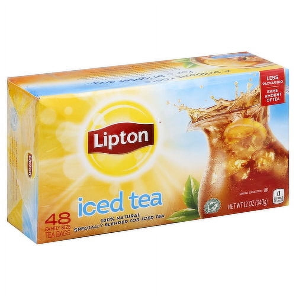 2 Pack - Lipton Iced Tea Family Size - 48 Count Package May Vary ...