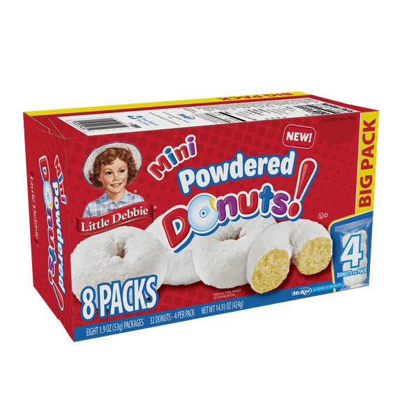 (2 Pack) Little Debbie Big Pack Nutty Buddy Cakes - Walmart.com