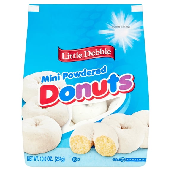 Delicious Donut Packs Featuring Frosted Glazed and Powdered Varieties
