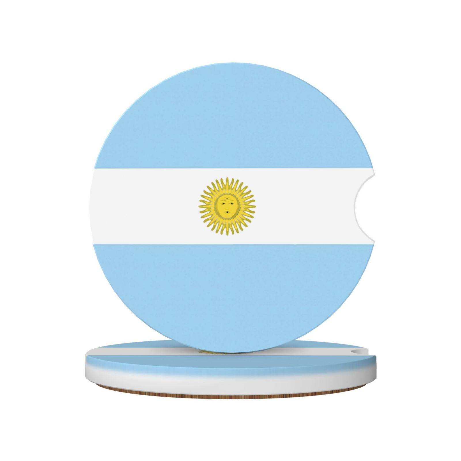 2 Pack Loaded Ceramic Car Coasters 2.56in Absorptive And Durable For ...