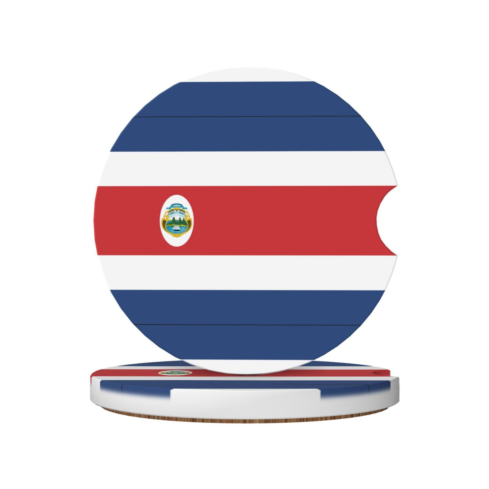 2 Pack Loaded Ceramic Car Coasters 2.56in Absorptive And Durable For ...