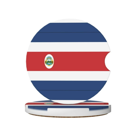 2 Pack Loaded Ceramic Car Coasters 2.56in Absorptive And Durable For ...