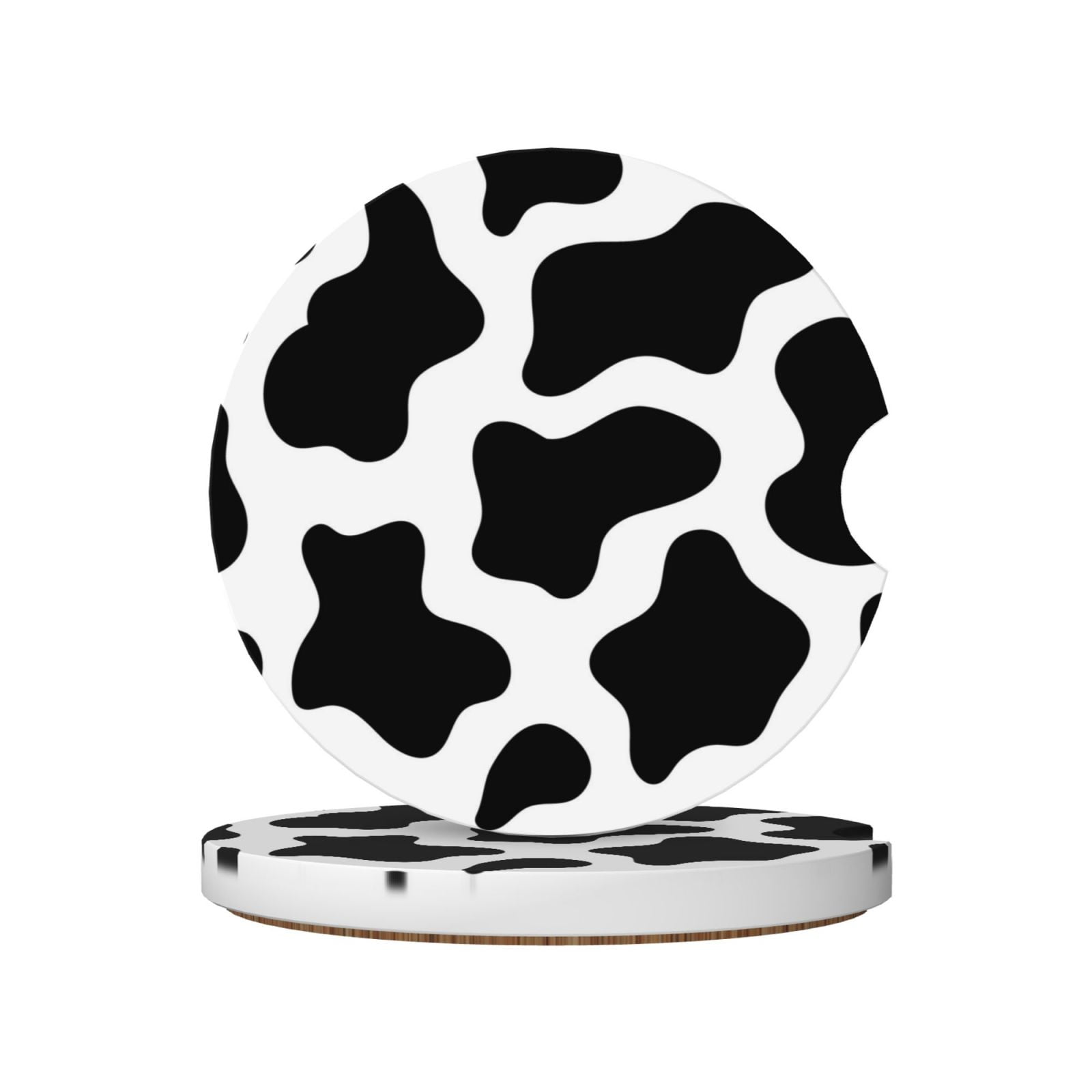 2 Pack Loaded Ceramic Car Coasters 2.56in Absorptive And Durable For ...