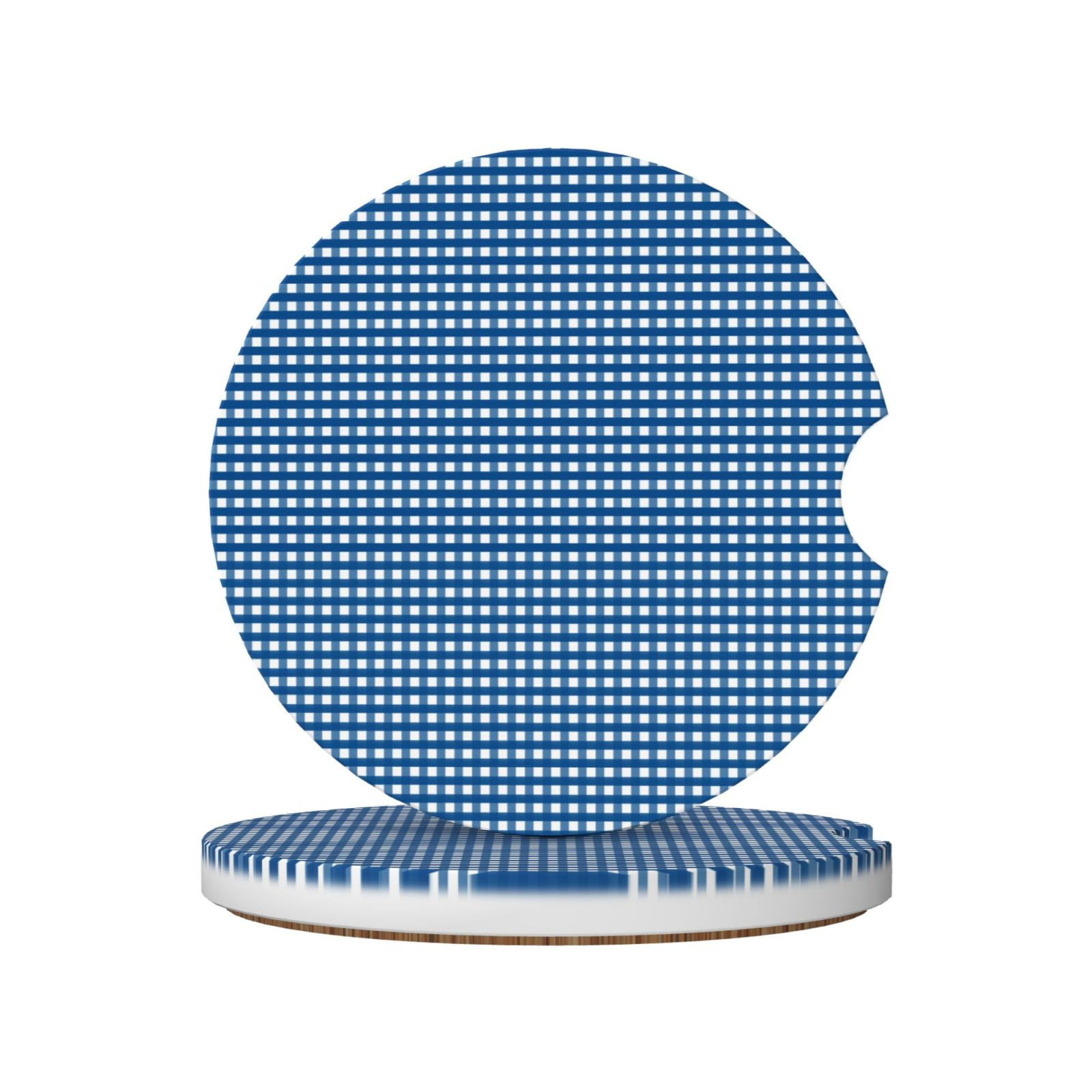 2 Pack Loaded Ceramic Car Coasters 2.56in Absorptive And Durable For ...