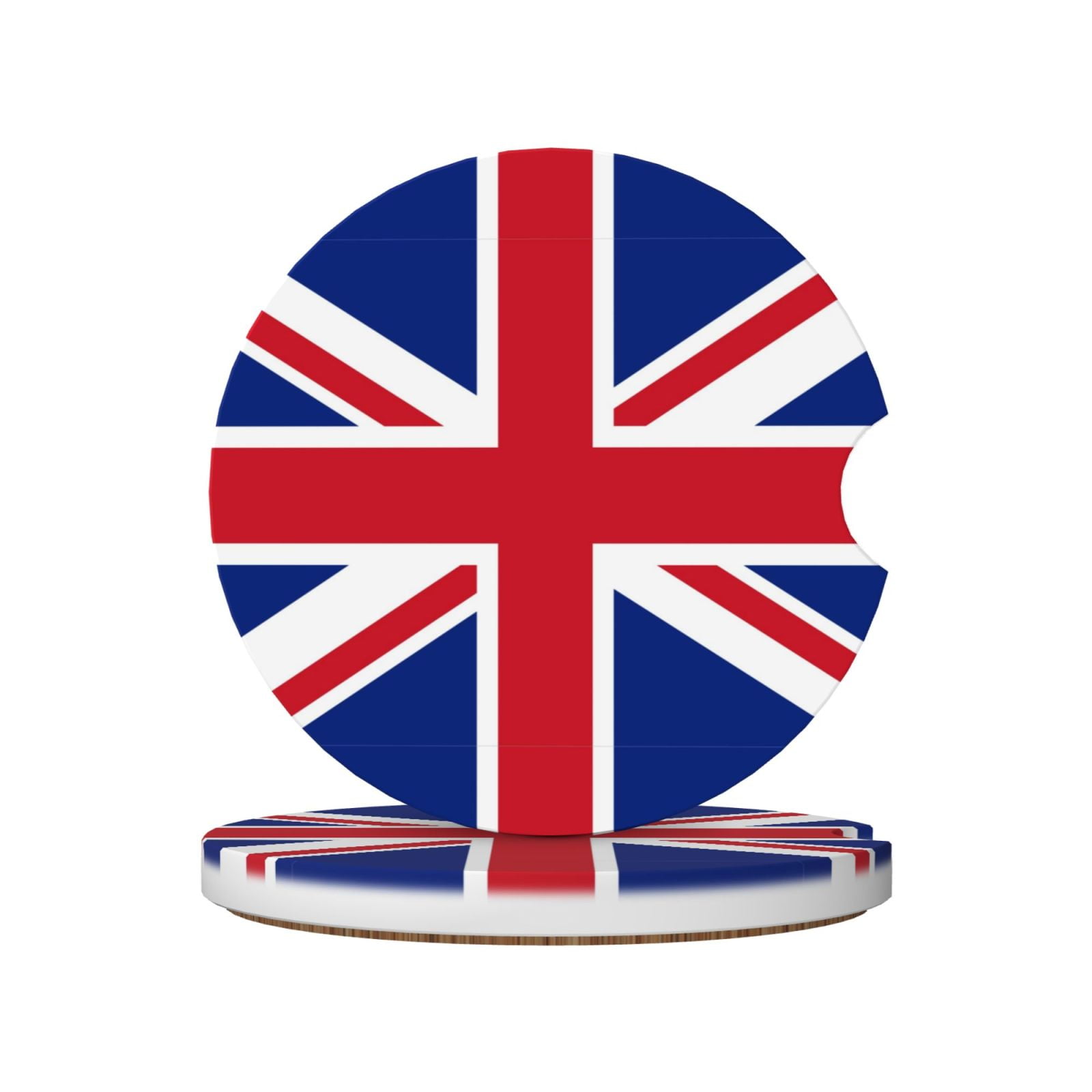 2 Pack Loaded Ceramic Car Coasters 2.56in Absorptive And Durable For ...