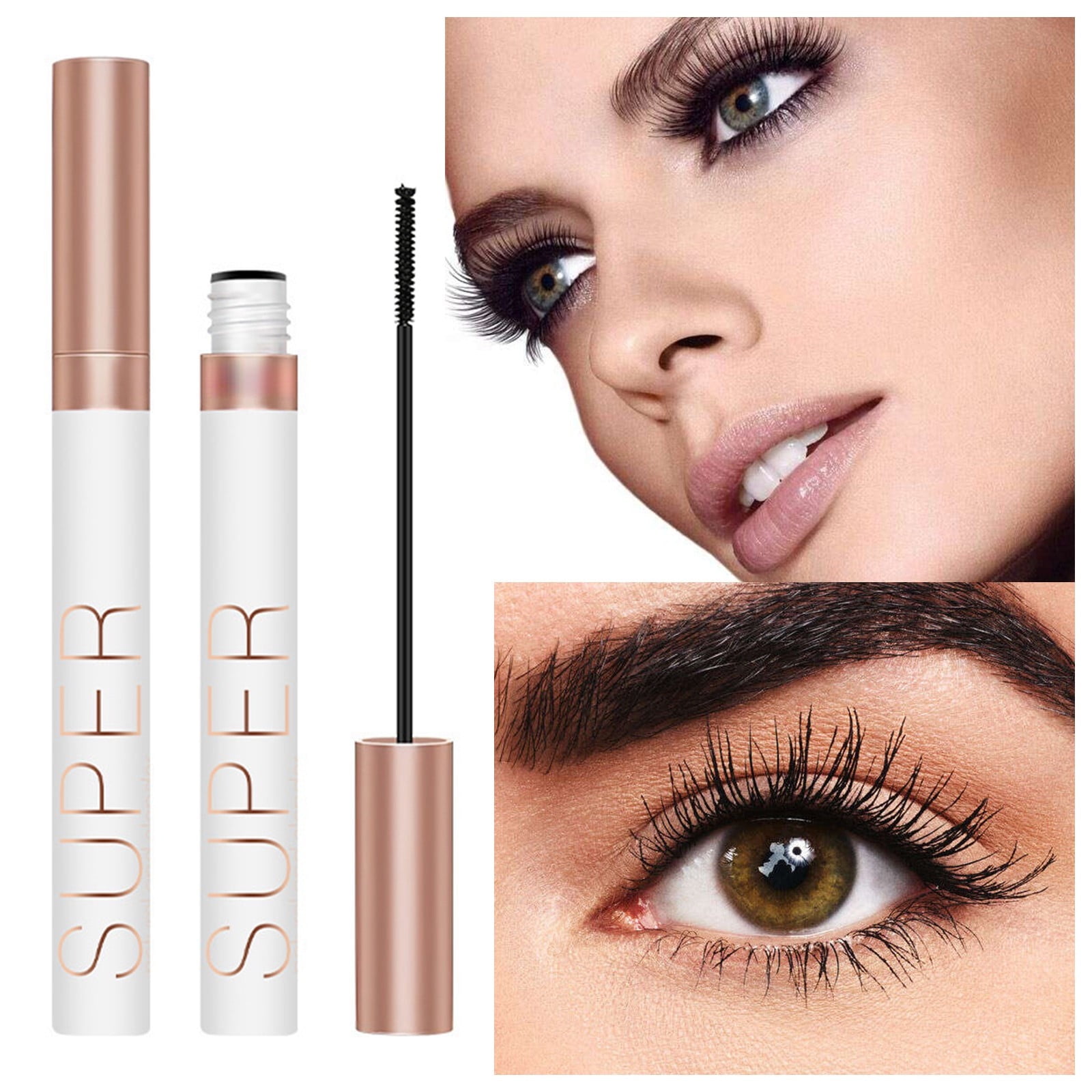 2 Pack Long Thick And Curly Lashes Long Lasting No Smudging No Clumping ...