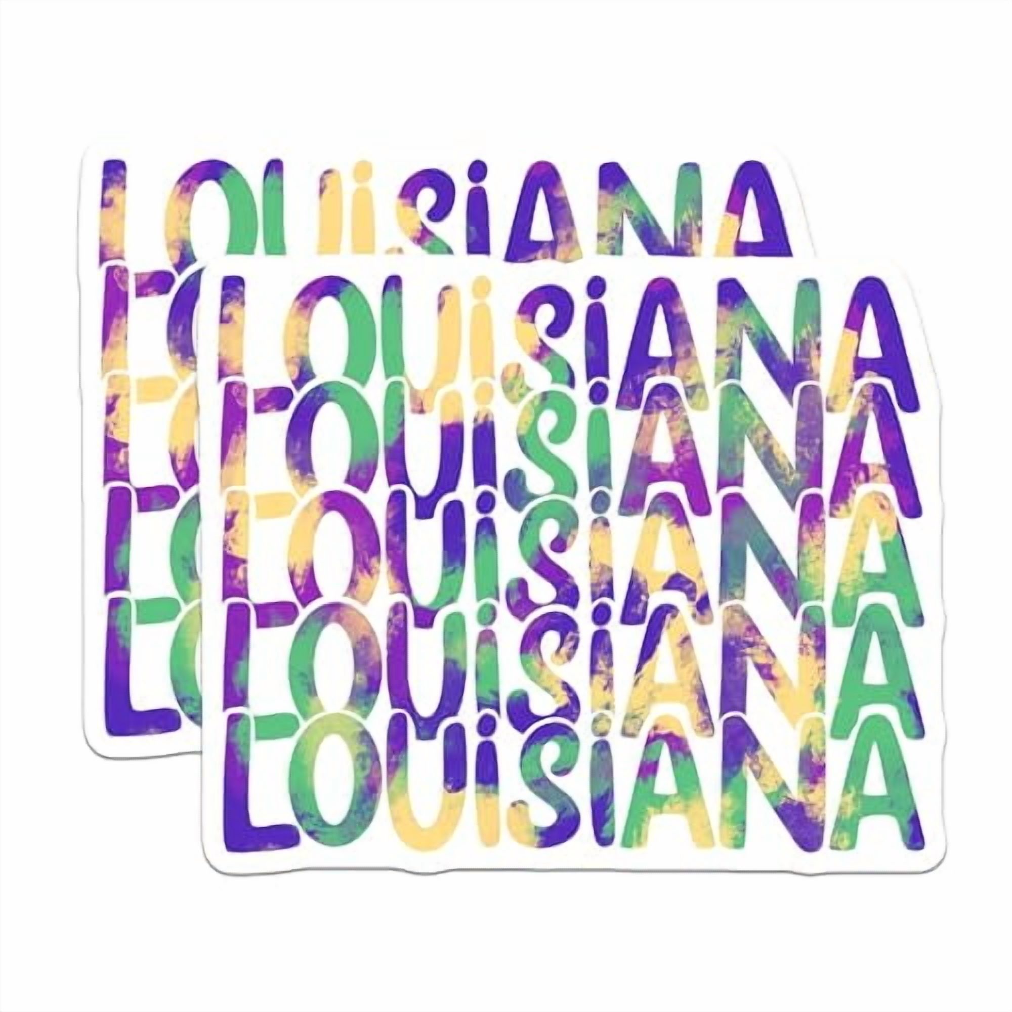 (2 Pack) Louisiana Pride Magnets - State Souvenir - Colorful Louisiana ...