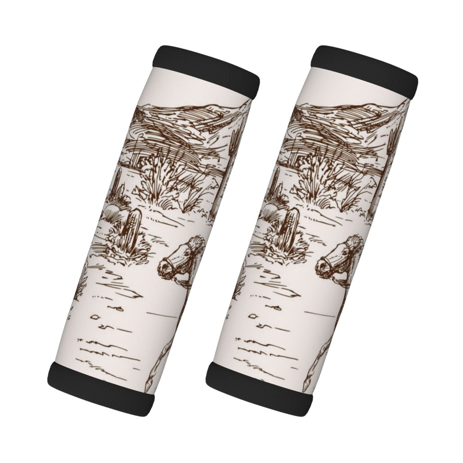 2 Pack Luggage Handle Wraps For Suitcase Comfort Soft Handle Covers ...