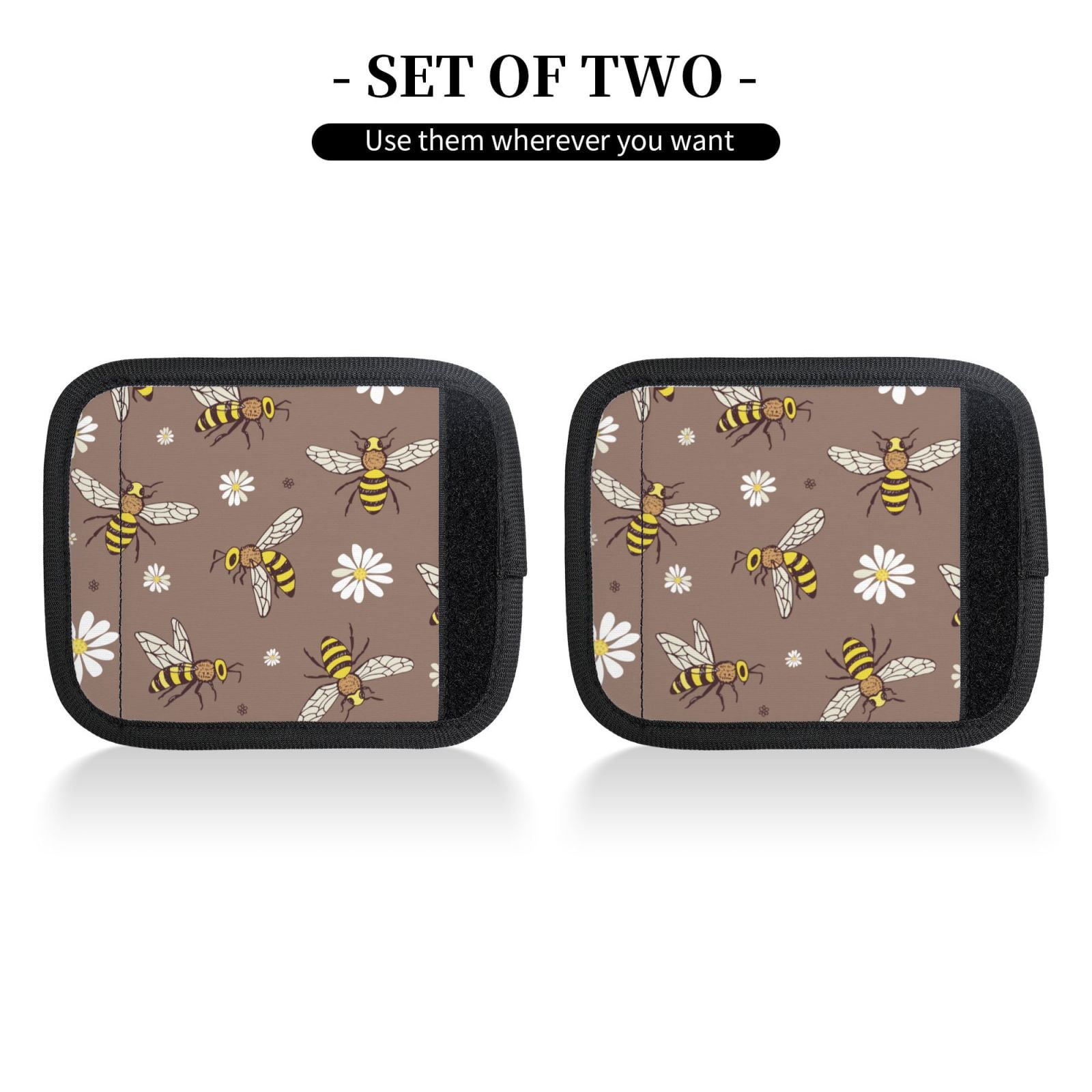 2 Pack Luggage Handle Wraps For Suitcase Comfort Soft Handle Covers ...