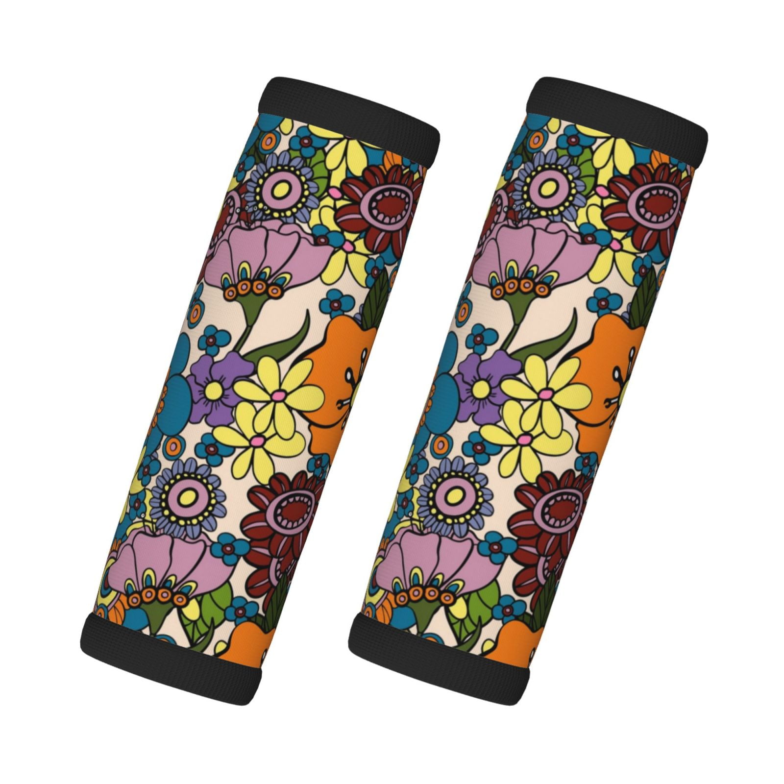 2 Pack Luggage Handle Wraps For Suitcase Comfort Soft Handle Covers ...