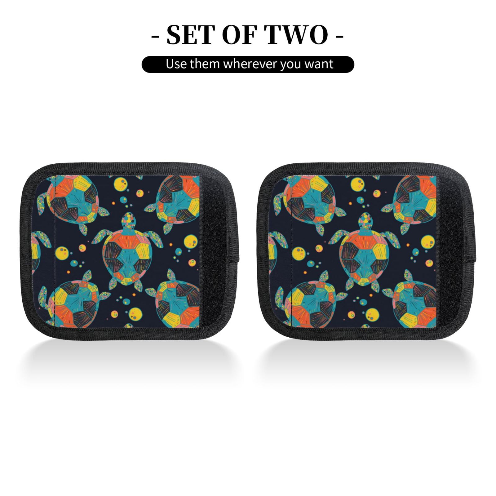 2 Pack Luggage Handle Wraps For Suitcase Comfort Soft Handle Covers ...