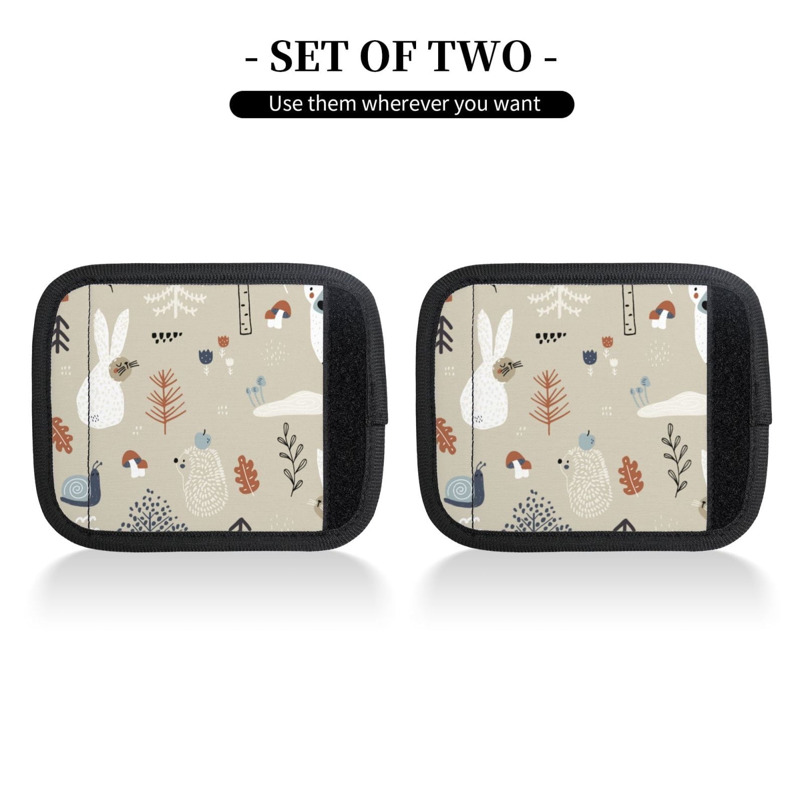 2 Pack Luggage Handle Wraps For Suitcase Comfort Soft Handle Covers ...