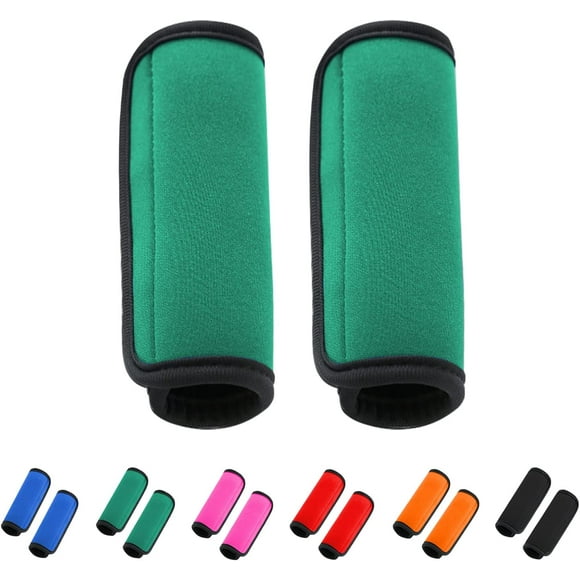 Luggage Handle Wraps in Various Colors for Travel and Storage