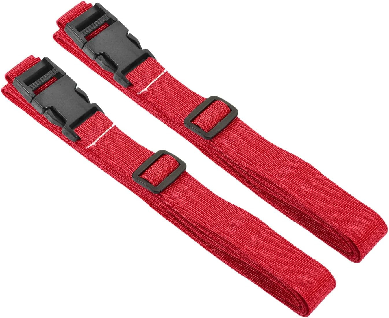 2 Pack Luggage Straps- Travel Baggage Accessories Adjustable Suitcase ...