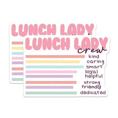 (2 Pack) Lunch Lady Crew Magnets - Kind Caring Smart - Loyal Helpful ...