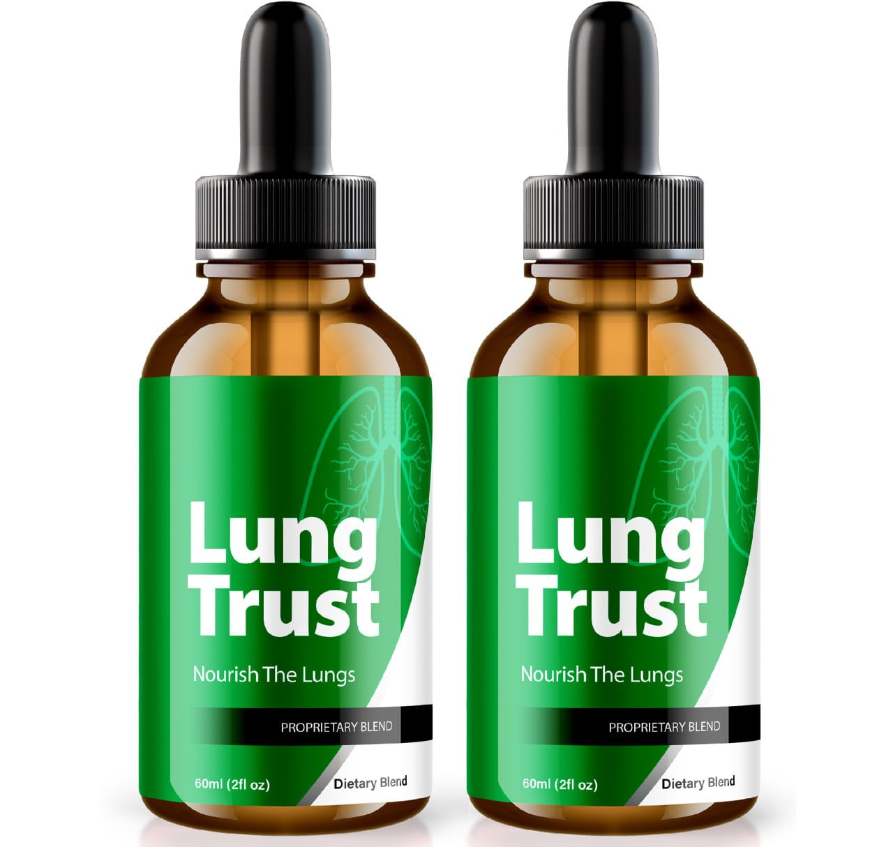 (2 Pack) Lung Trust Drops, LungTrust Herbal Therapy Liquid Drop, A ...