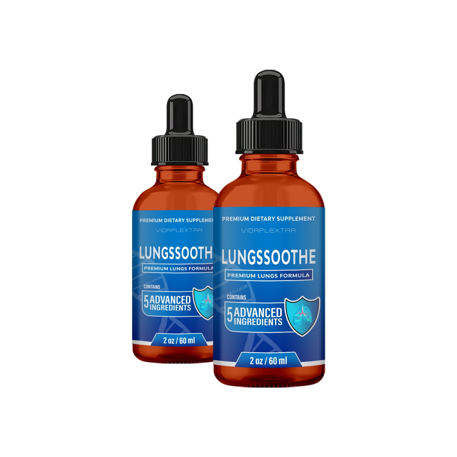 (2 Pack) Lungs Soothe - Lungs Soothe Premium Liquid Drops - Walmart.com