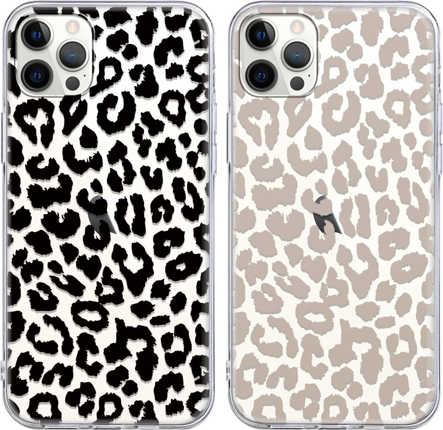 2 Pack Luxury Cheetah Print for iPhone 16 Pro 6.3" Phone Case ...