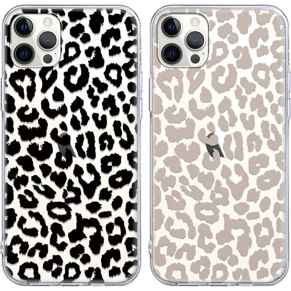 2 Pack Luxury Cheetah Print for iPhone 16 Pro 6.3" Phone Case ...