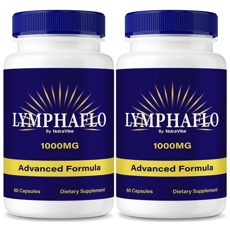 (2 Pack) Lymphaflo Capsules, Original Lymphaflo Formula - Naturally Supports Healthy Circulation ...