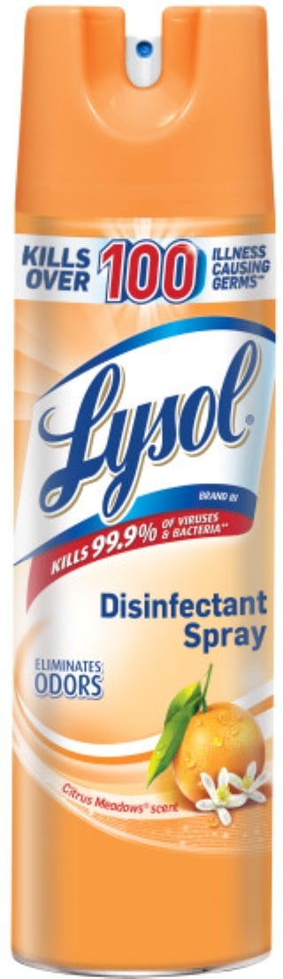 Lysol Disinfectant Spray - Citrus Meadows, 19 oz, 2 Pack - Walmart.com