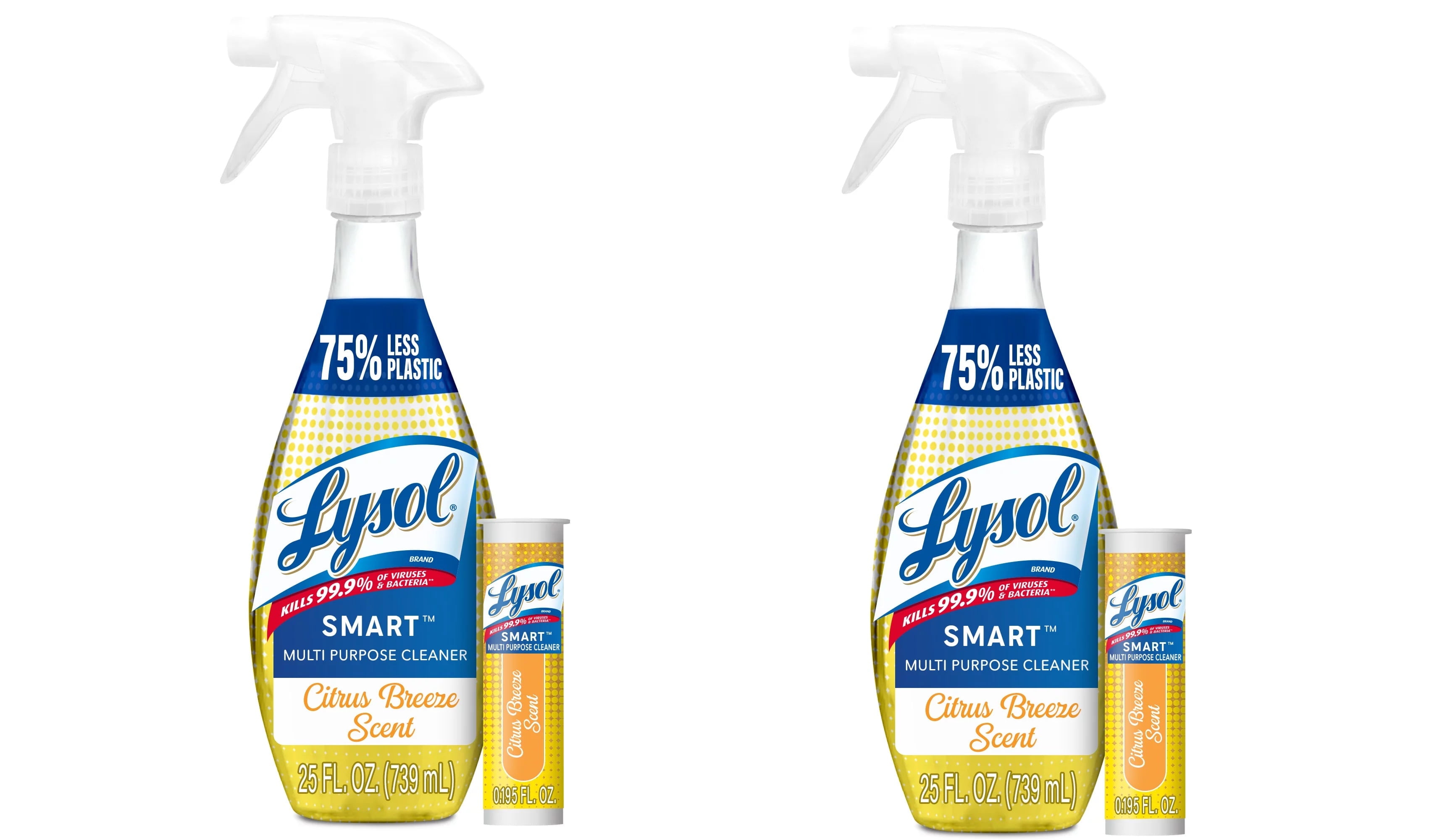 Lysol Smart Multi-Purpose Cleaning Spray, Disinfectant, Citrus Breeze ...