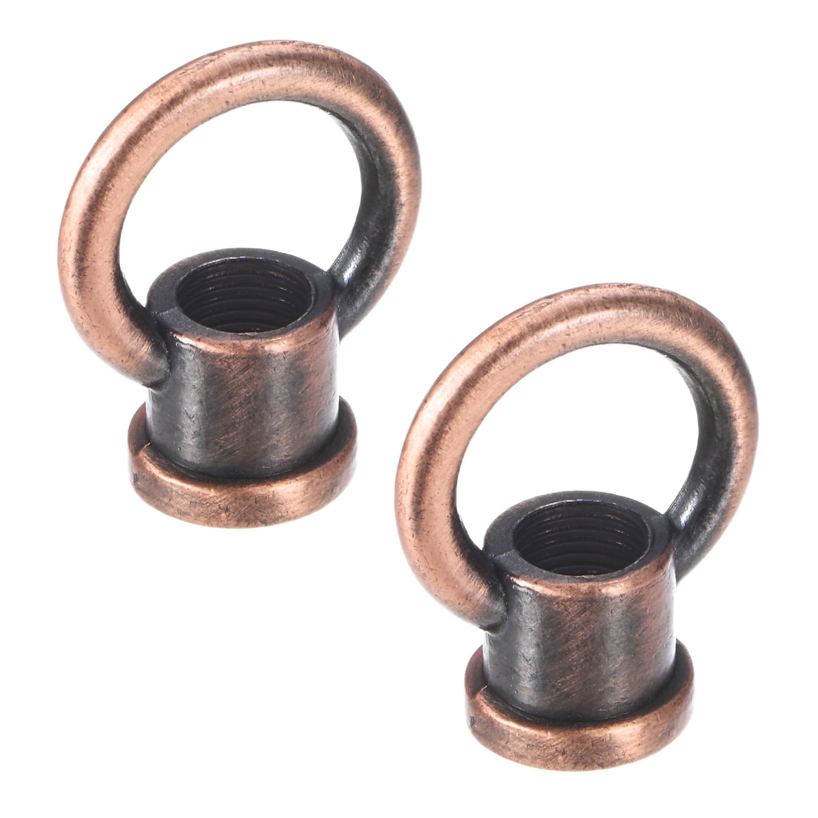 2-Pack M10 Eye Nut, 15kg Max Load 29x35mm Metric Ring Shape Female Loop ...