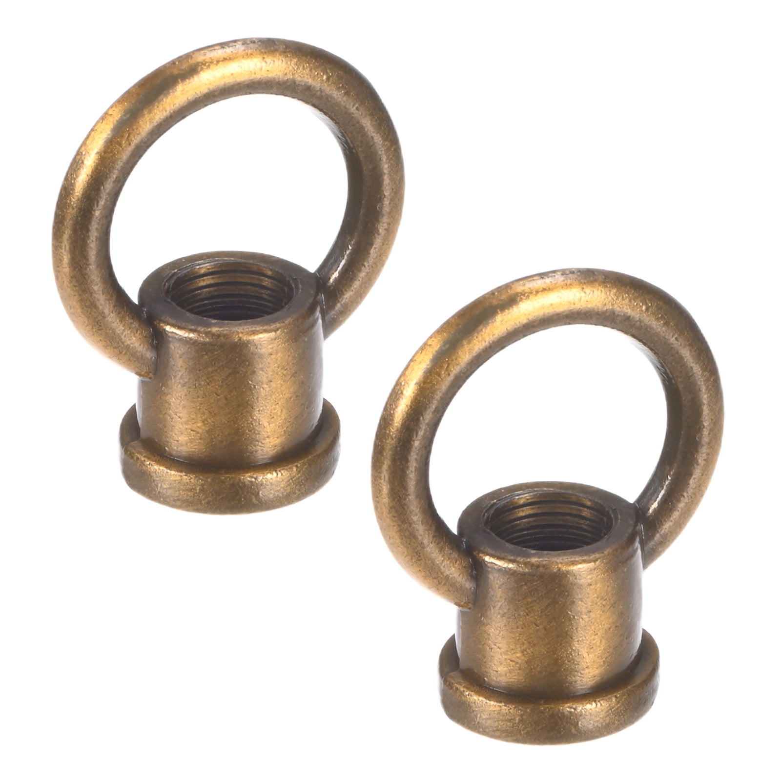 2-Pack M10 Eye Nut, 15kg Max Load 29x35mm Metric Ring Shape Female Loop ...