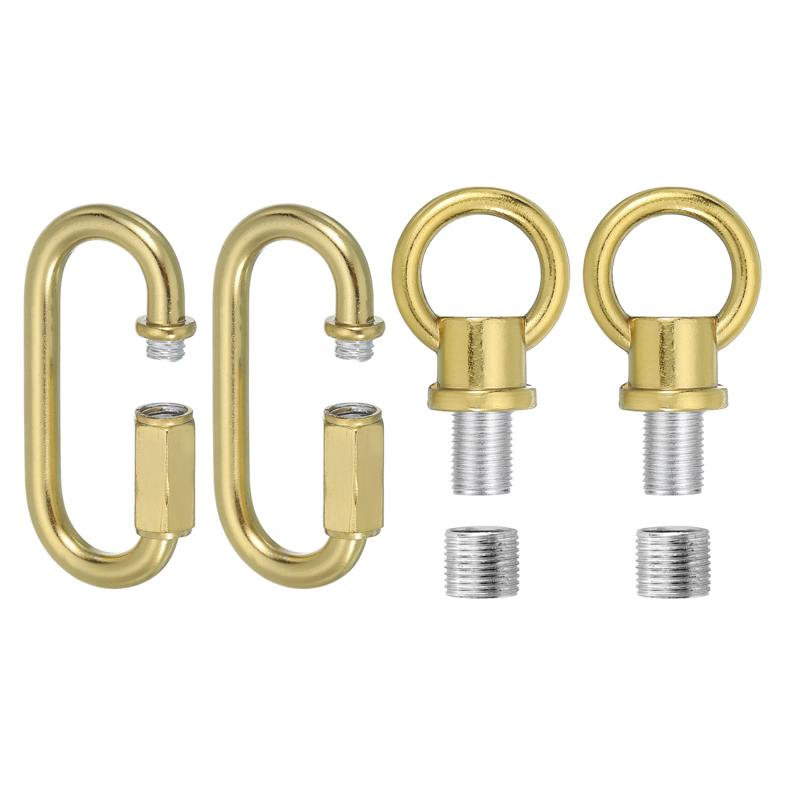 2 Pack M10 Lifting Eye Nut Kit, Bolt Screw Ring, 132 lbs Copper ...