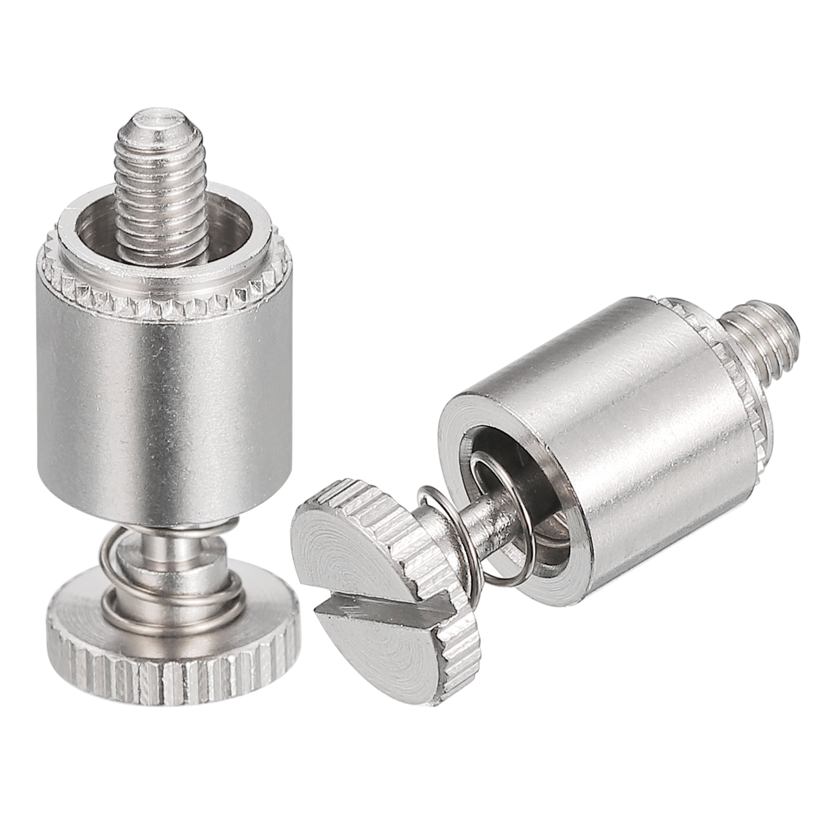 2 Pack M3x0.5x9.5mm Panel Spring Screws, PFC2 Knurled Head Spring ...