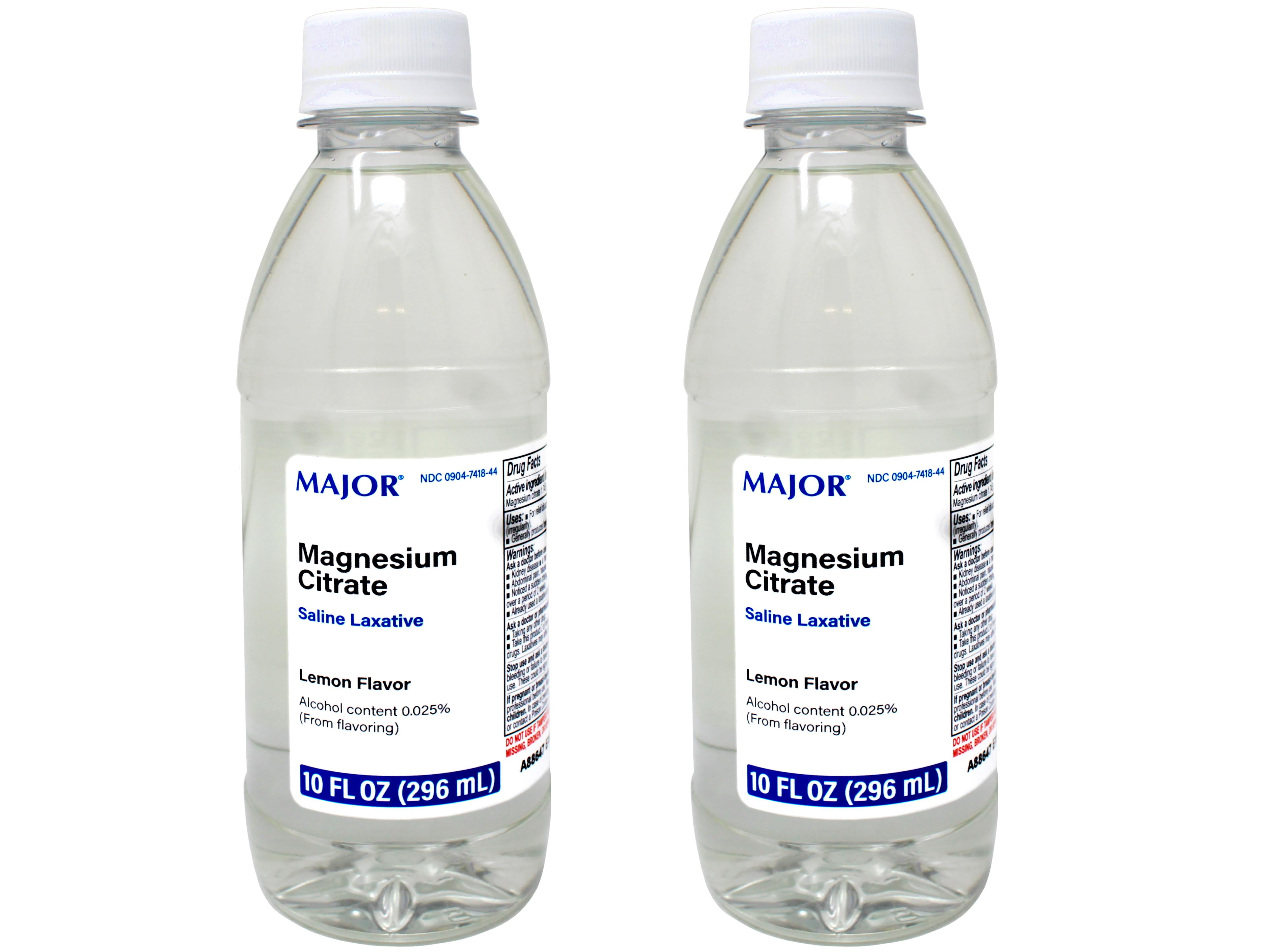 2 Pack - MAJOR Magnesium Citrate Saline Laxative - Helps Relieve ...