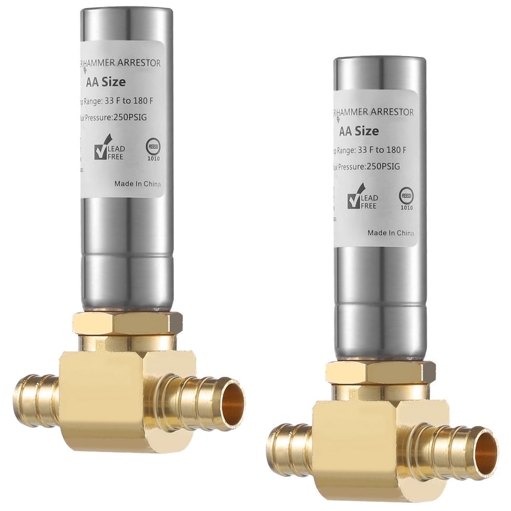 2-Pack MH-221 Barb Pex Crimp Connection Tee Water Stainless Steel ...