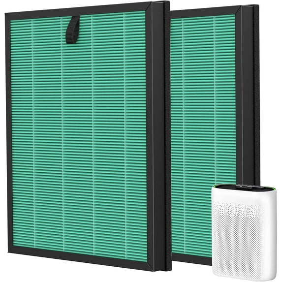 2 Pack MK-D05 Air Filter Replacement for A-EVE MK-D05 Air Purifiers, 4-in-1 HEPA Filter - Pet ...