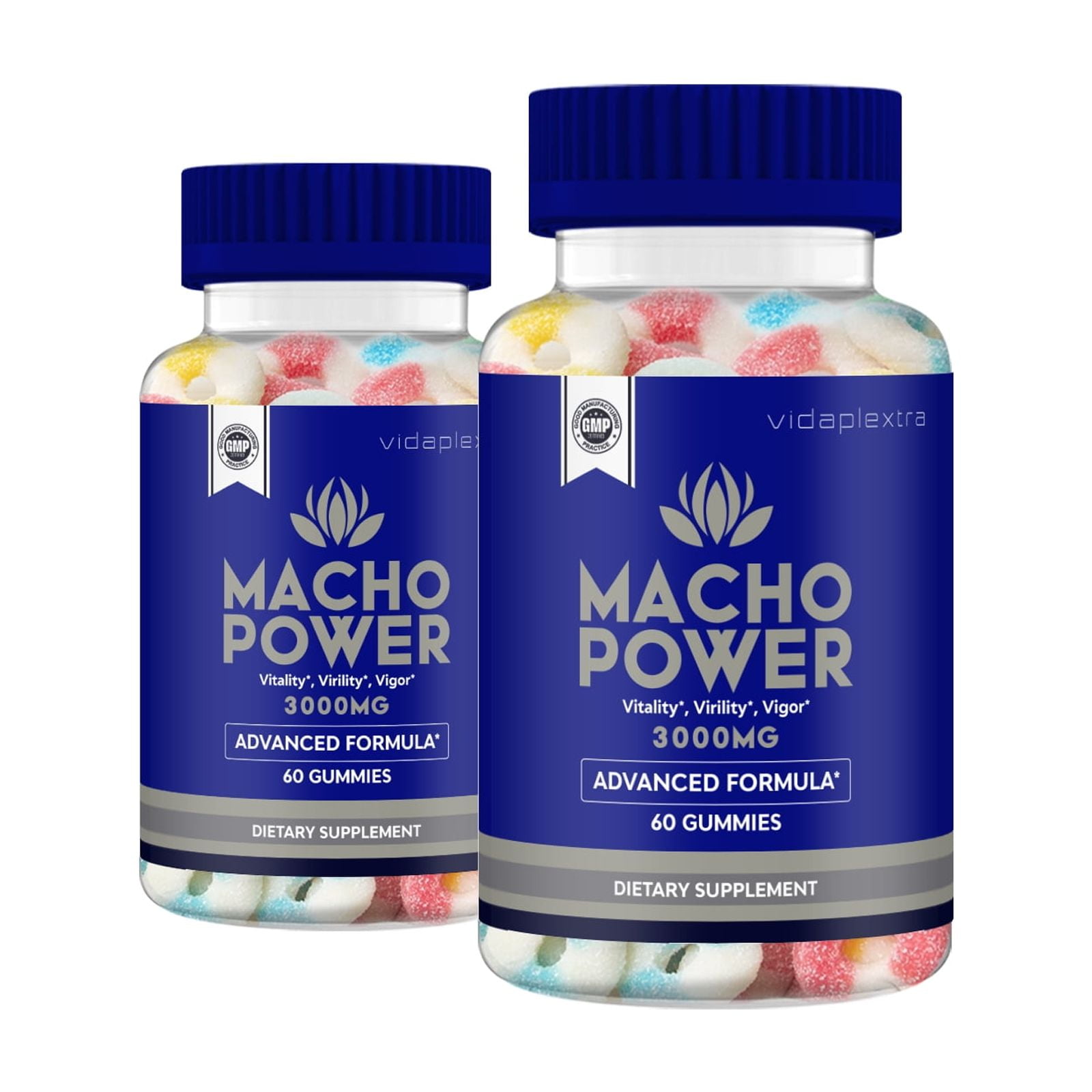 (2 Pack) Macho Power Gummies - Macho Power Male Gummies - Walmart.com
