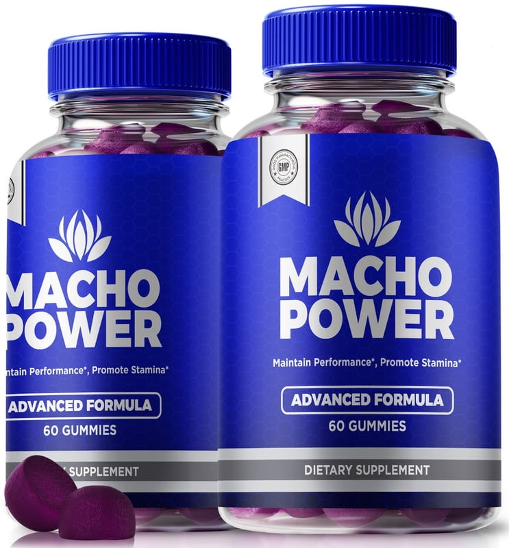 (2 Pack) Macho Power Gummies – Official MachoPower All-Natural Gummy ...