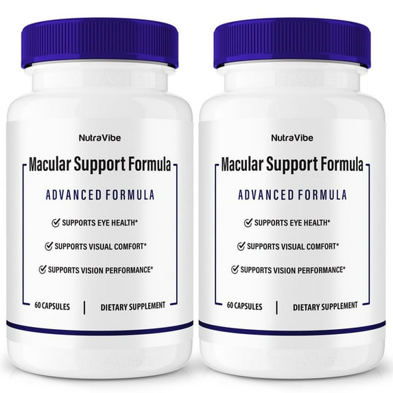 (2 Pack) Macular Support Formula Capsules – Daily Eye Care with ...