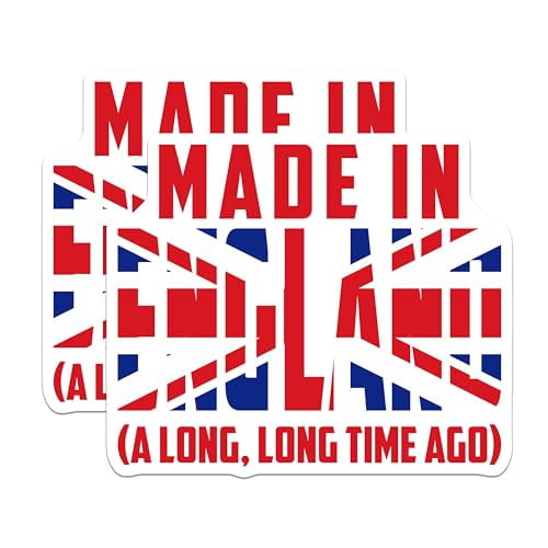 (2 Pack) Made in England Magnets Magnets - Funny Quote - British Pride ...