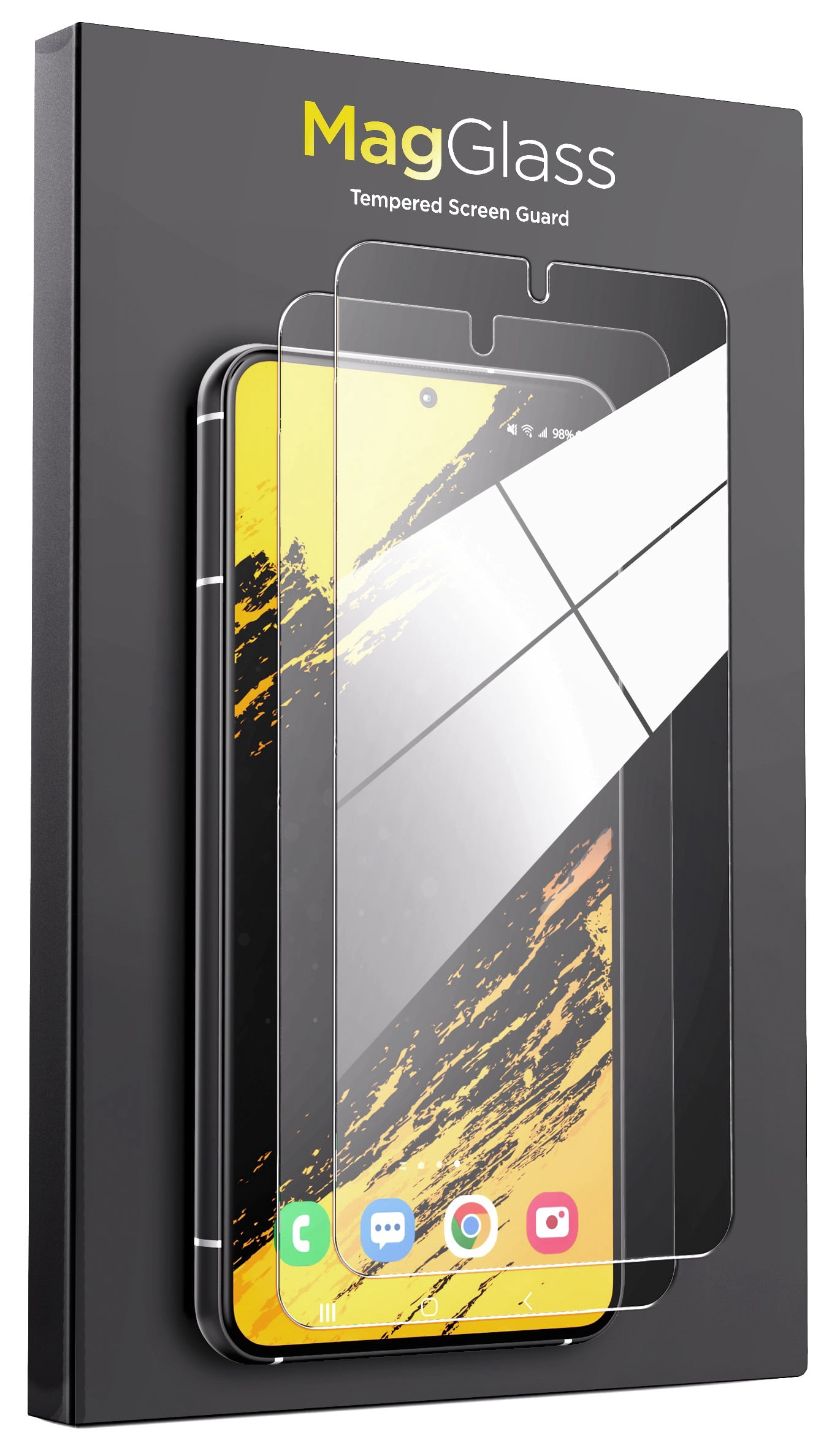 MagGlass 2-Pack Screen Protector for Galaxy S23 PLUS 6.6" - UHD ...