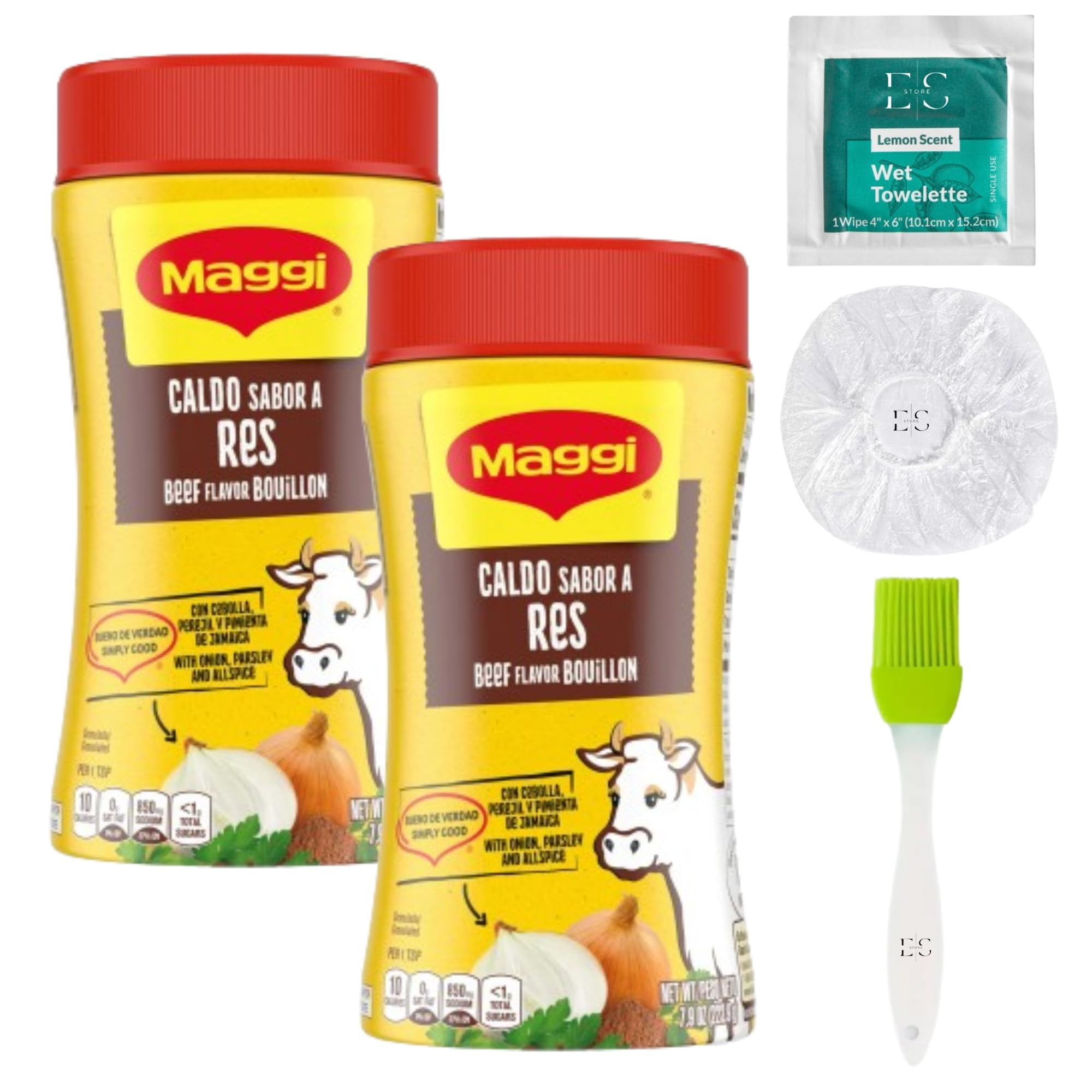 2-Pack Maggi®' Beef Flavored TSF6 Bouillon, 7.9oz Each + BONUS: (1 ...