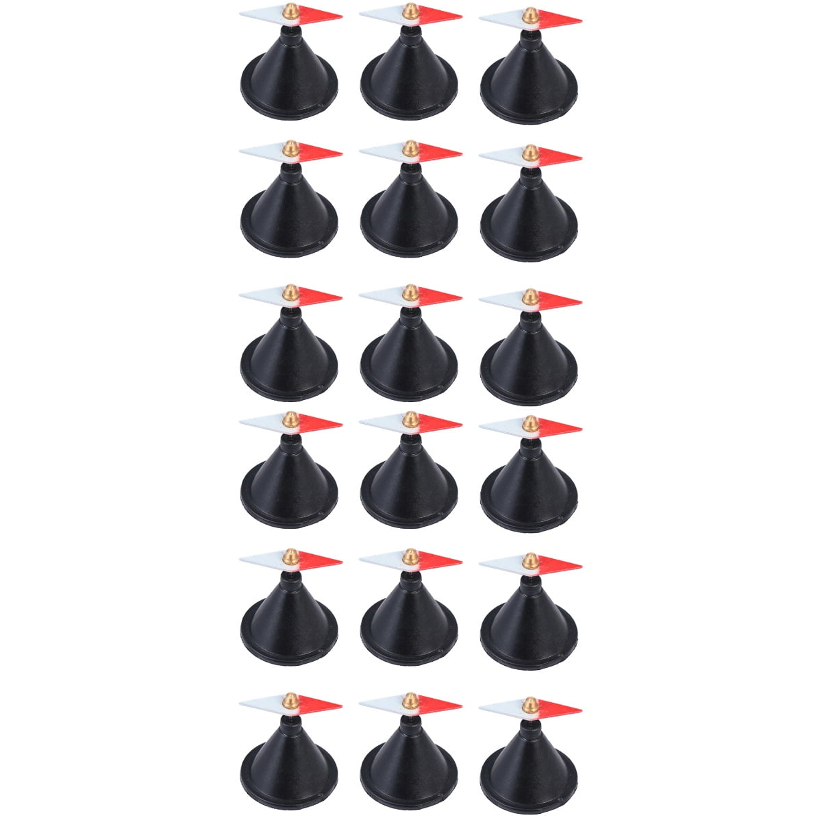 2 Pack Magnet Magnetic Labels Rhombus Needle with Base - Walmart.com