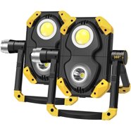 Hyper Tough 6000 Lumen Triple Wing LED Work Light, Powder Coating ...