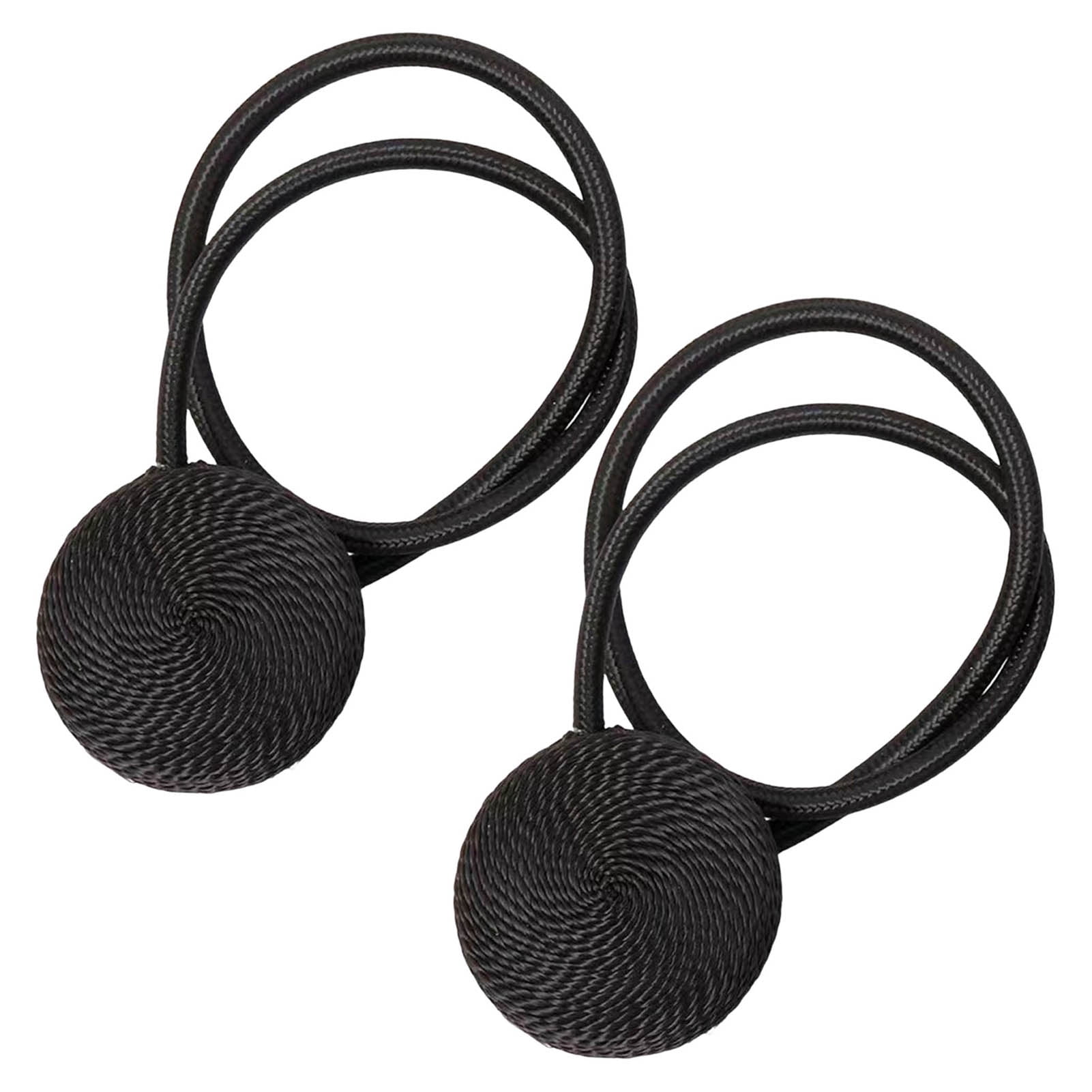 2 Pack Magnetic Curtain Buckles Strong Magnet No Holes Curtain Tiebacks ...
