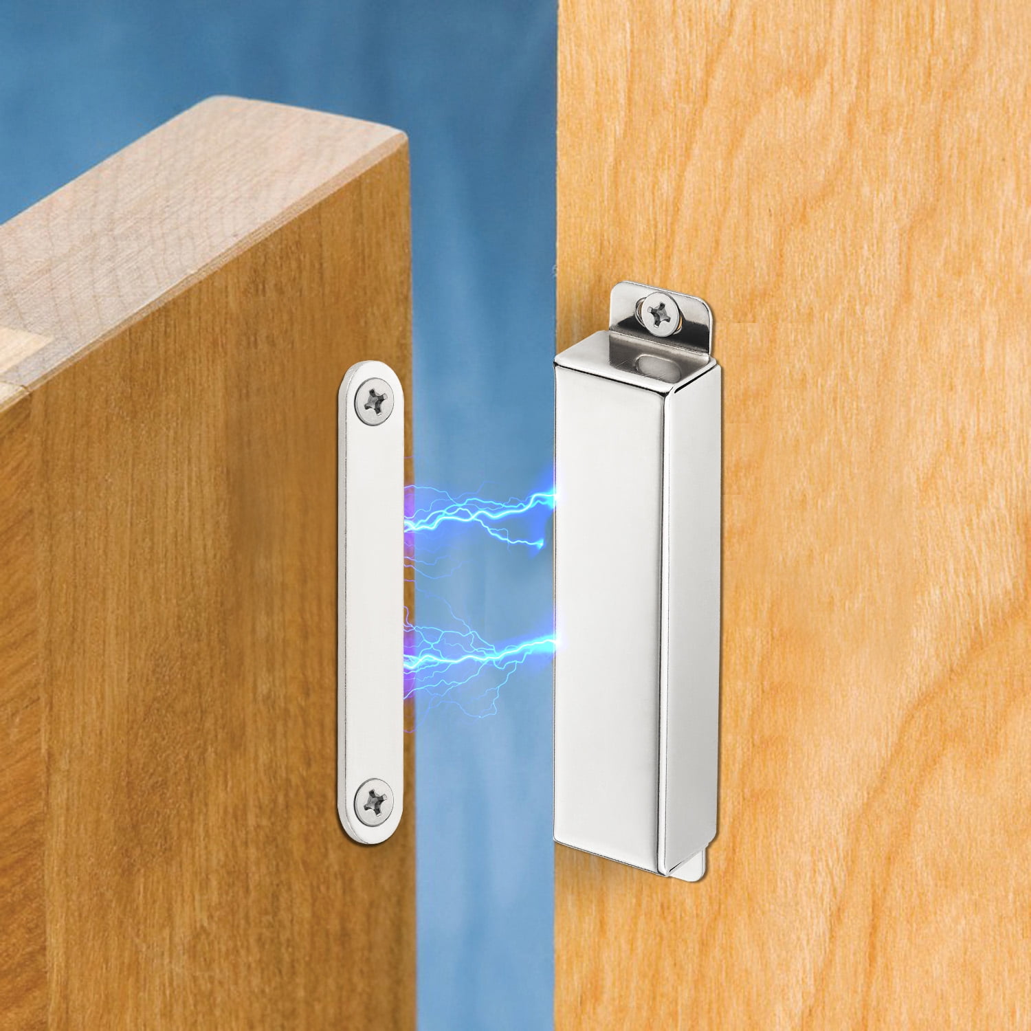 HBL, Magnetic Door Catch, 2 Pack, Heavy Duty 60 Lbs Pull Force ...