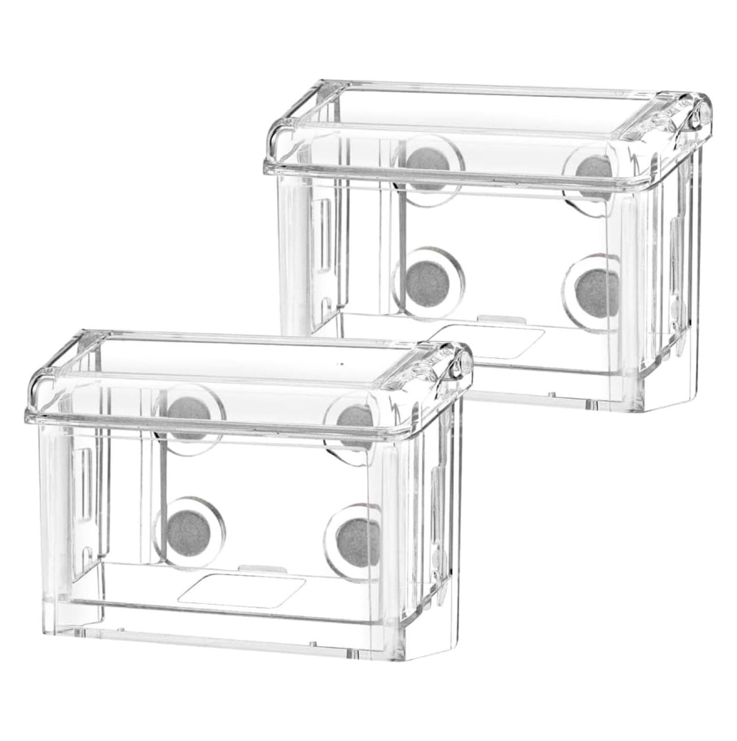 2 Pack Magnetic Outdoor Business Card Holder Metal Mount Mobile ...