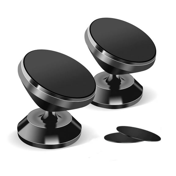 2-Pack Magnetic Phone Holder for Car Dash【Strong Magnet】 Mount 【4 Plate ...